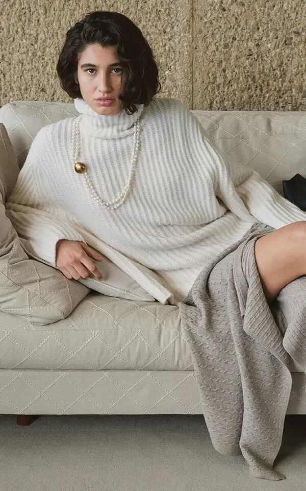 BY MALENE BIRGER Dafne Turtleneck Wool-blend Sweater