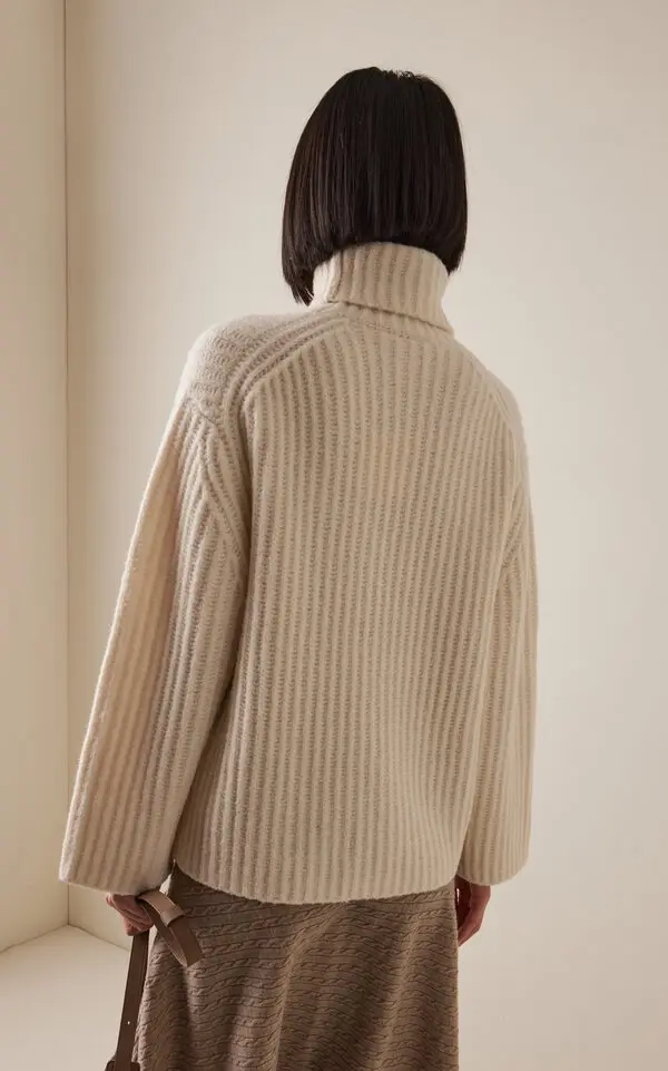BY MALENE BIRGER Dafne Turtleneck Wool-blend Sweater