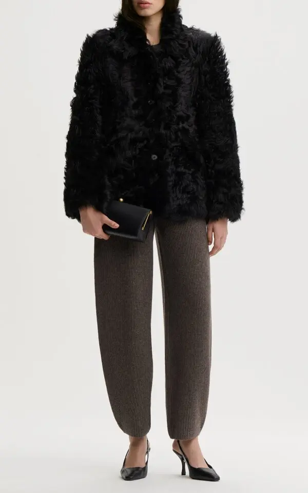 BY MALENE BIRGER Adeline Shearling Jacket