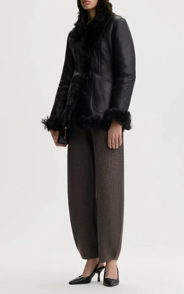BY MALENE BIRGER Adeline Shearling Jacket