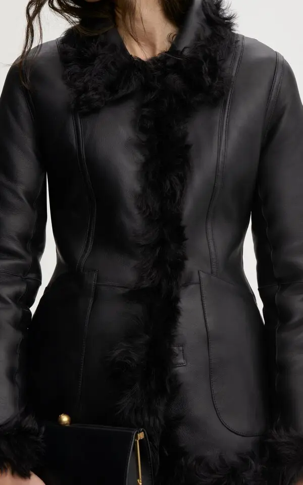 BY MALENE BIRGER Adeline Shearling Jacket