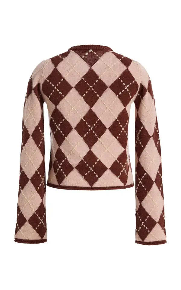 BY MALENE BIRGER Argyle Wool Sweater