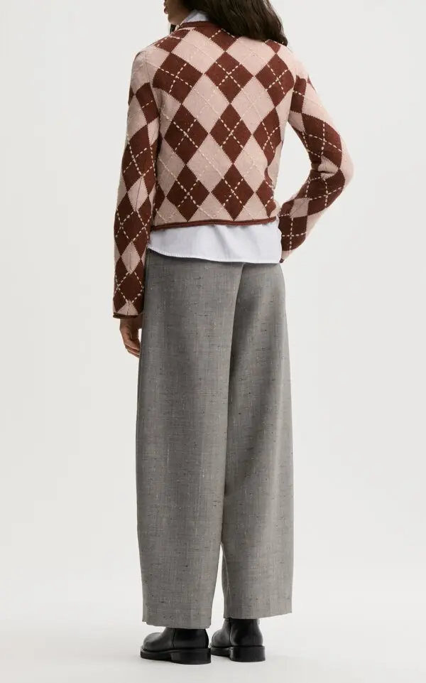 BY MALENE BIRGER Argyle Wool Sweater