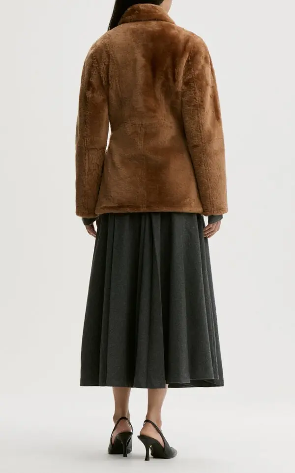 BY MALENE BIRGER Adeline Reversible Shearling Jacket