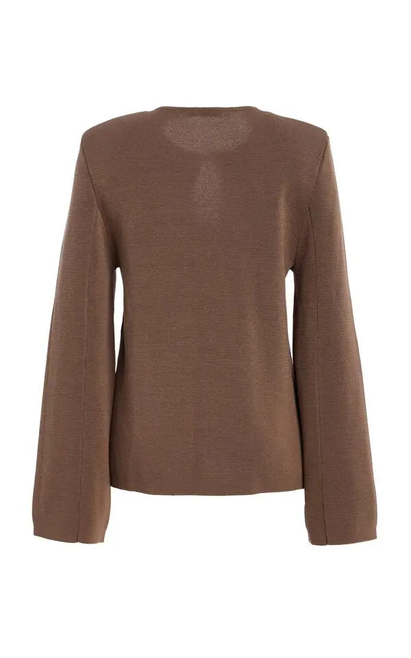 BY MALENE BIRGER Opale Keyhole Knit Top