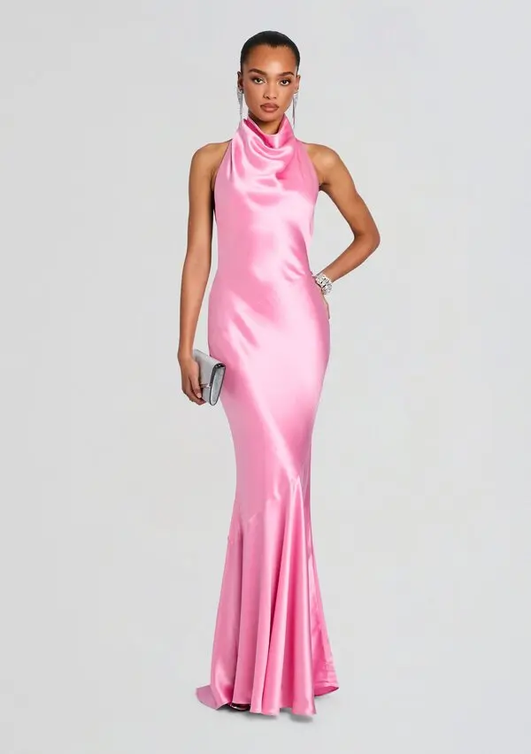 Retrofete Luneth Maxi Dress - Flamingo