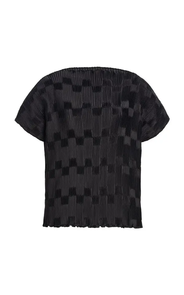 BY MALENE BIRGER Lianna Pleated Top - Black