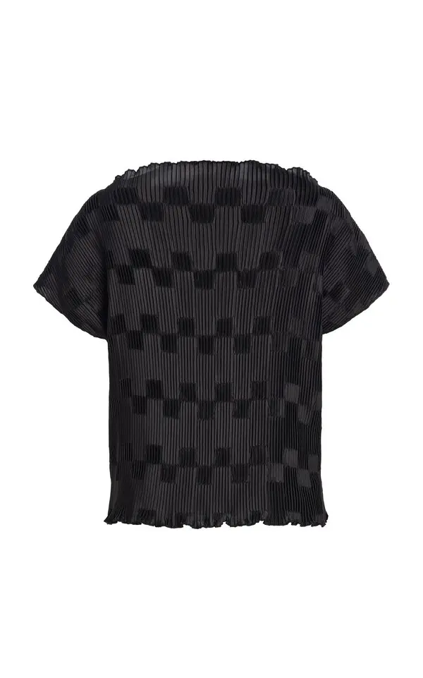 BY MALENE BIRGER Lianna Pleated Top - Black
