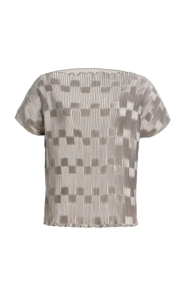 BY MALENE BIRGER Lianna Pleated Top - Silver