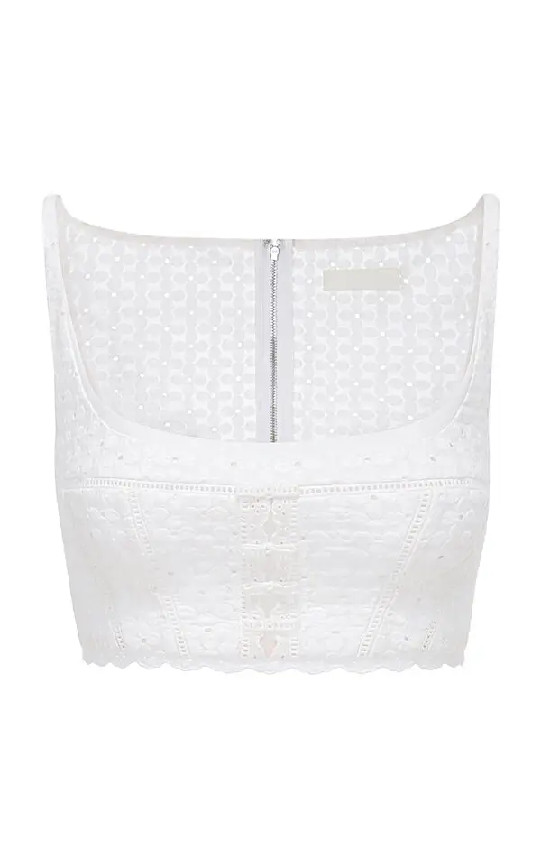 MONTSAND Textured Crop Top