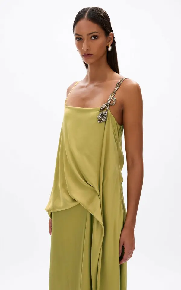 Rachel Gilbert Oryx Gown - Green
