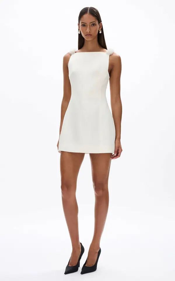 Rachel Gilbert Oryx Mini Dress - Ivory