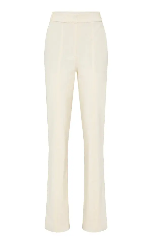 Rachel Gilbert Finley Wool-blend Pants - Ivory