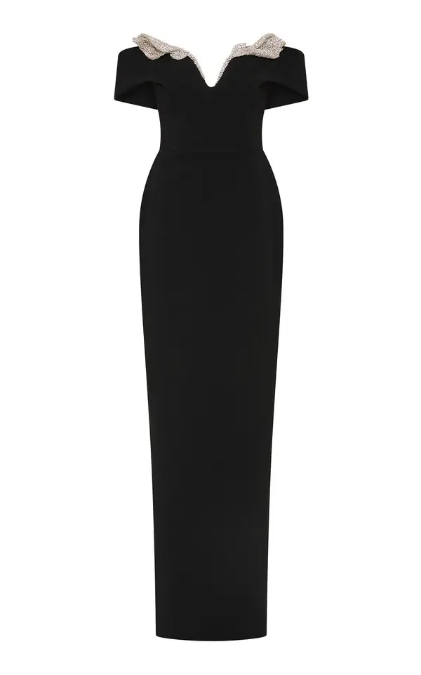 Rachel Gilbert Oscar Gown - Black