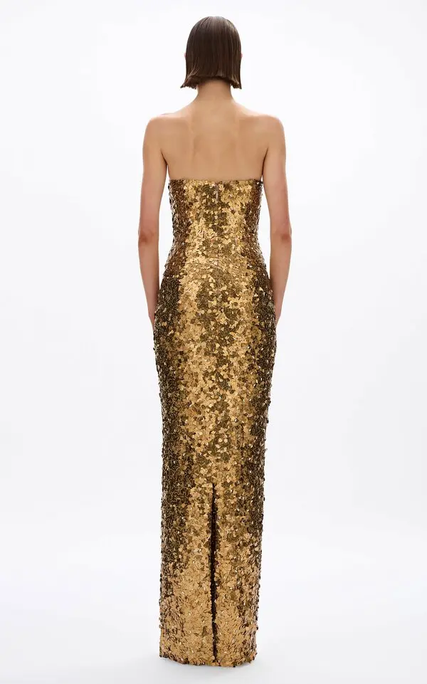 Rachel Gilbert Karter Sequined Gown
