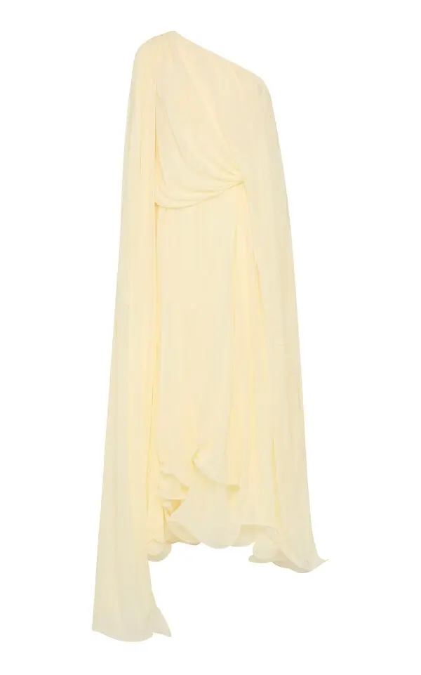 Rachel Gilbert Isla Silk Maxi Dress - Ivory