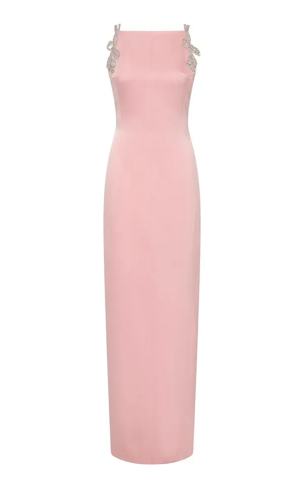 Rachel Gilbert Oryx Column Gown - Pink