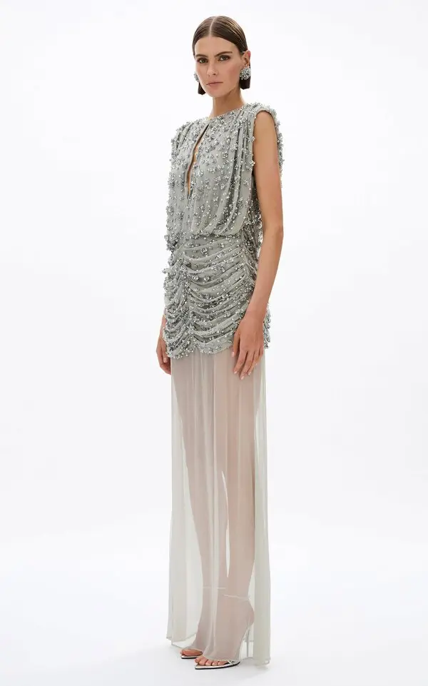 Rachel Gilbert Anika Beaded Gown