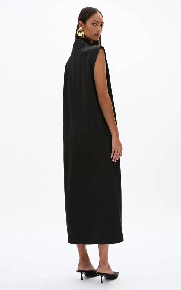 Rachel Gilbert Leeta Draped Midi Dress