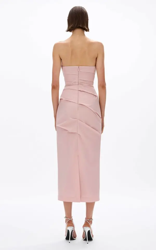 Rachel Gilbert Salma Strapless Midi Dress