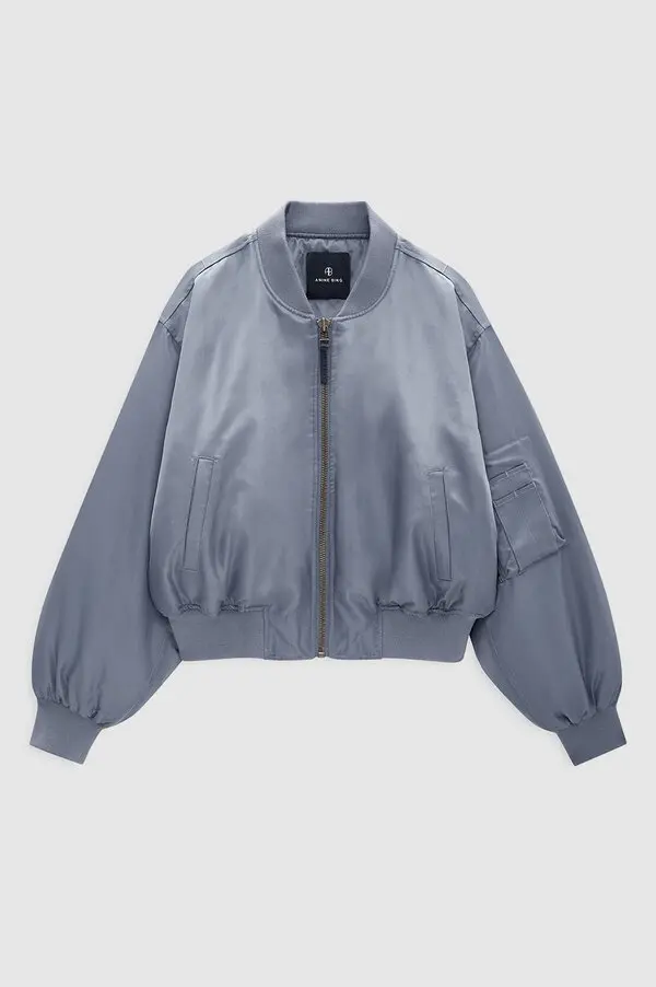 ANINE BING Cropped Leon Bomber