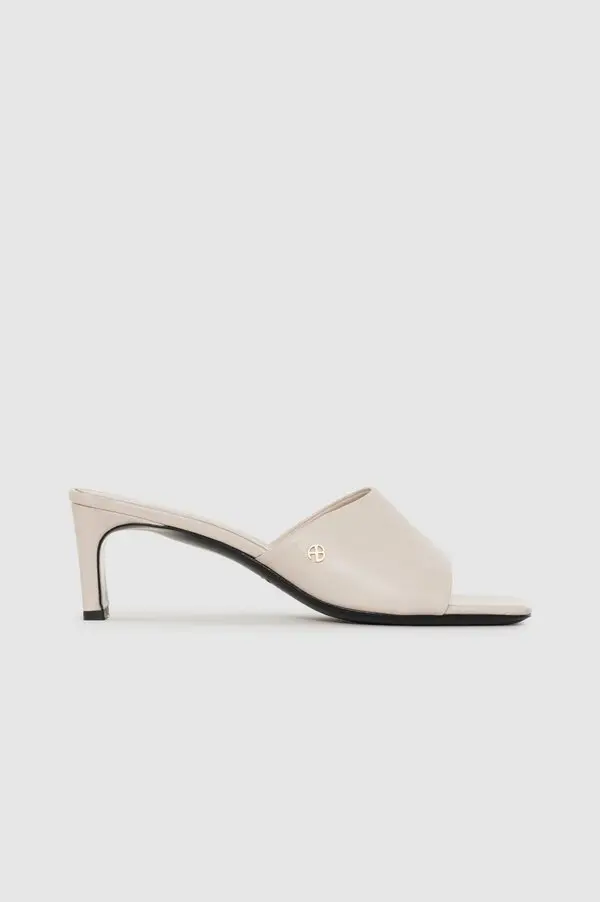 ANINE BING Jayden Mule Sandals - Bone