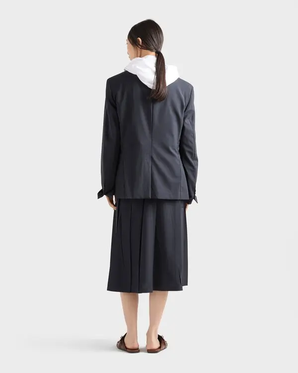 Prada Light Wool Midi-skirt