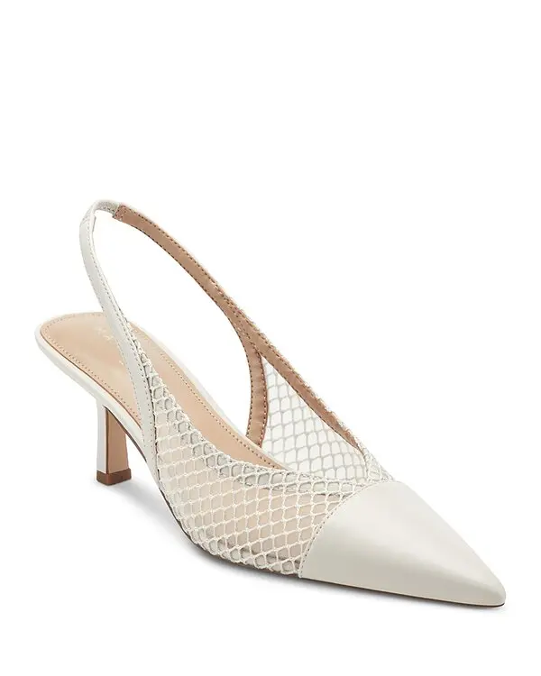 MARC FISHER LTD. Gipsi Slingback Pumps - Ivory