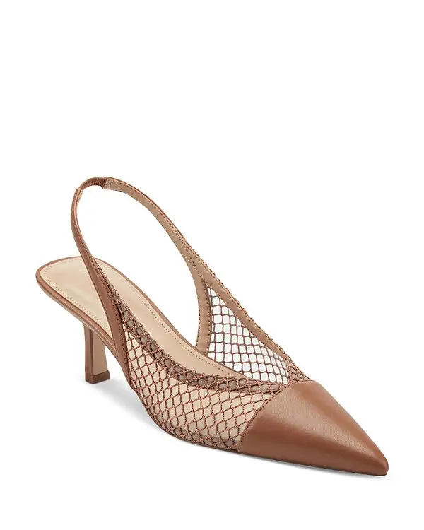MARC FISHER LTD. Gipsi Slingback Pumps - Medium Brown