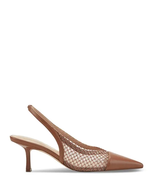 MARC FISHER LTD. Gipsi Slingback Pumps - Medium Brown