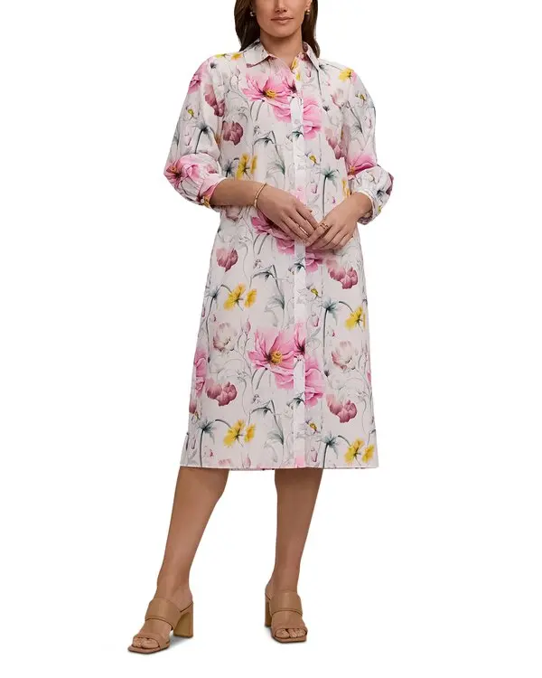 Foxcroft Esther Floral Print Dress - Multi
