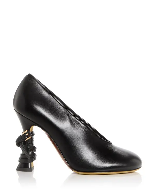 Moschino Duck Belted Pumps