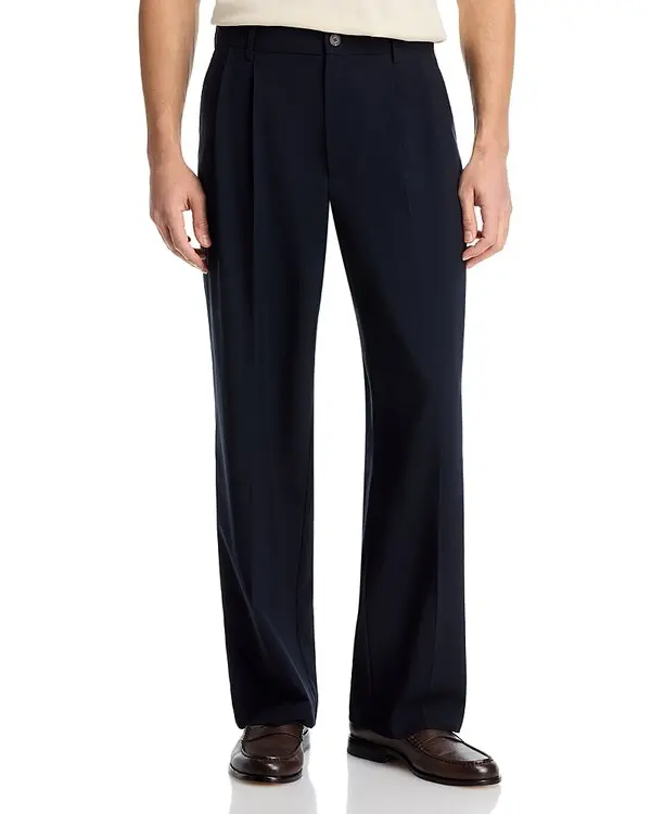 FRAME Baggy Fit Trousers - Dark Navy