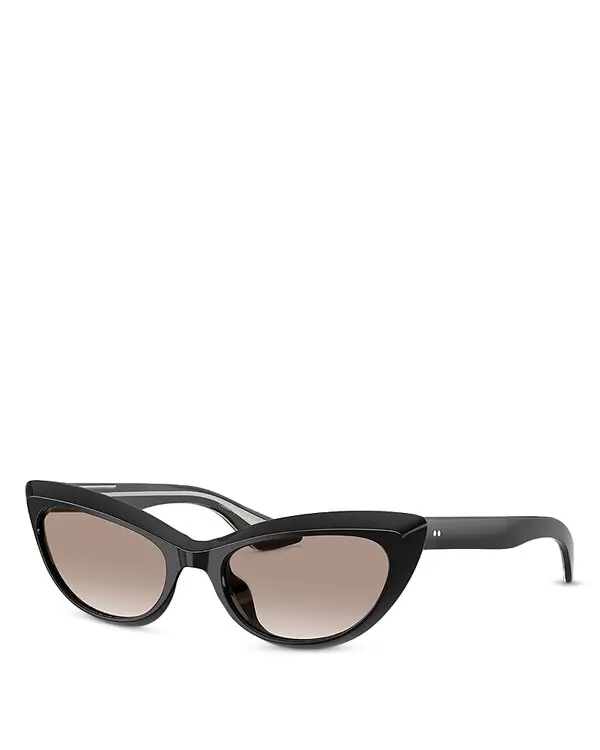 Oliver Spencer Cat Eye Sunglasses 53mm - Black