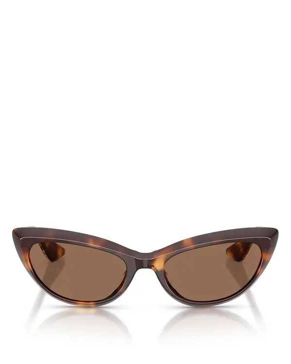 Oliver Spencer Cat Eye Sunglasses 53mm - Brown