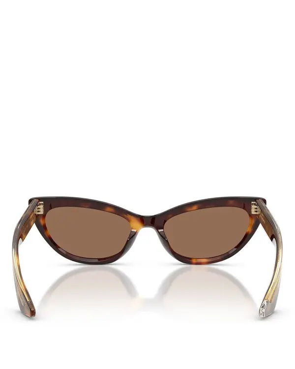 Oliver Spencer Cat Eye Sunglasses 53mm - Brown