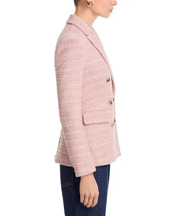 Generation Love Arielle Tweed Blazer - Pink Multi