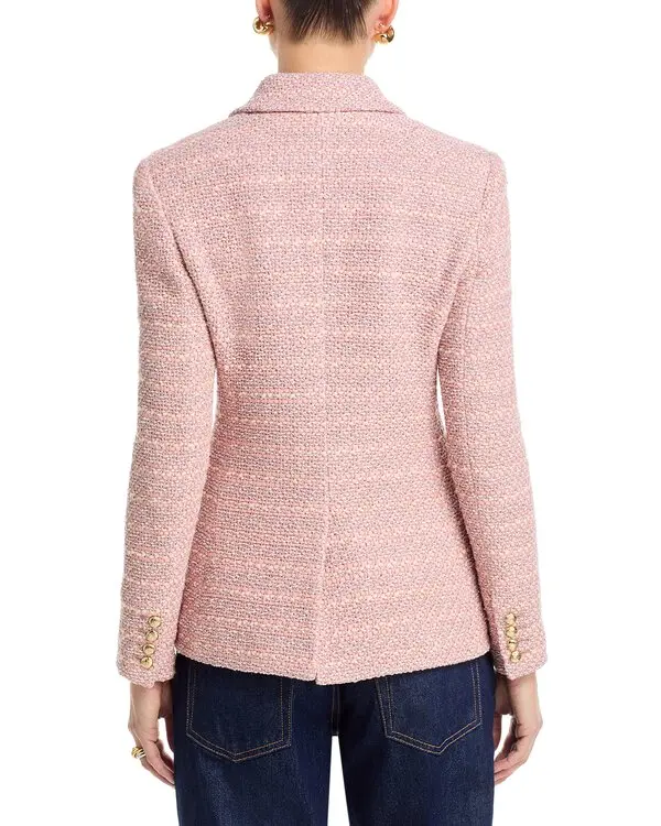 Generation Love Arielle Tweed Blazer - Pink Multi