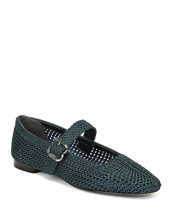 Sam Edelman Michaela Knit Flats - Metallic Navy