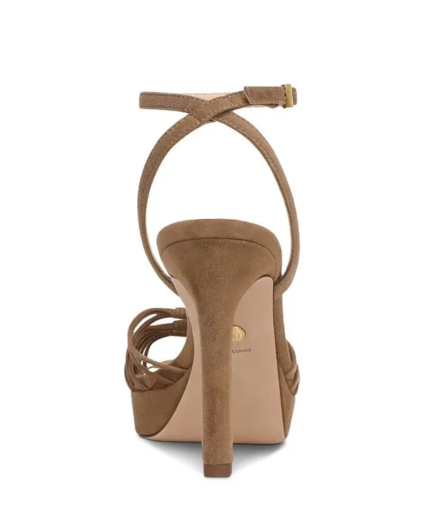 Veronica Beard Beverlee High Heel Sandals - Chestnut