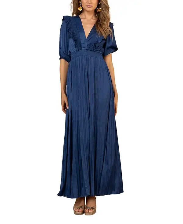Hale Bob Lovisa Charmeuse Dress - Indigo
