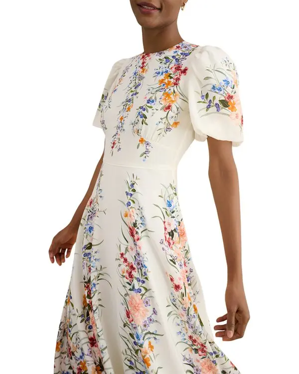 HOBBS LONDON Wisley Silk Midi Dress