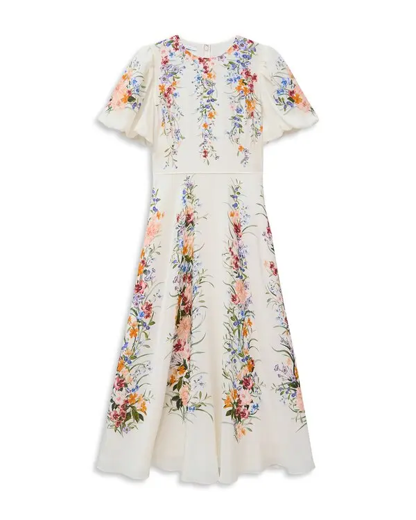 HOBBS LONDON Wisley Silk Midi Dress