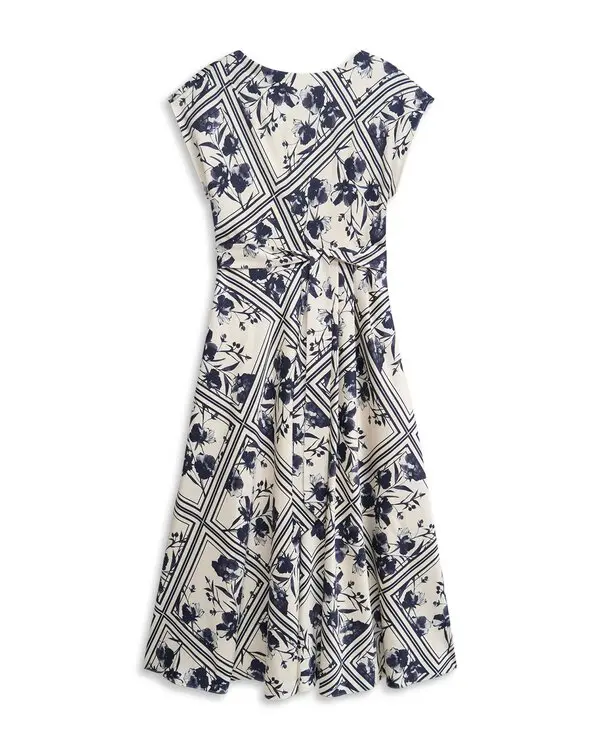 HOBBS LONDON Latimer Printed Midi Dress
