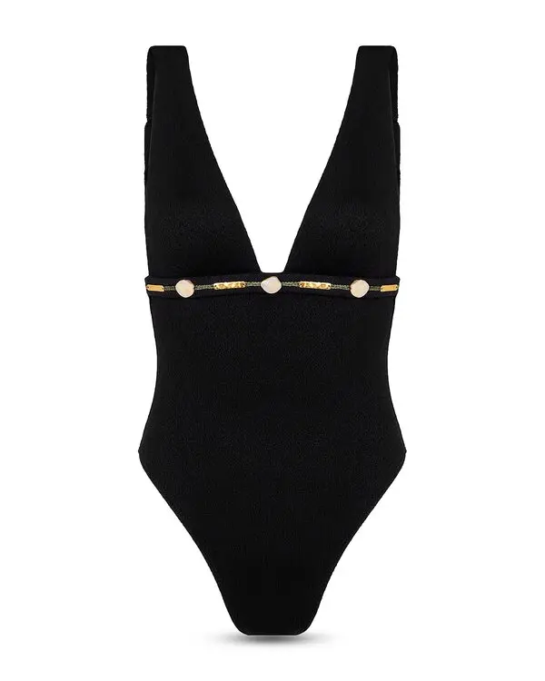 VIX PAULA HERMANNY Edith One-piece Swimsuit - Black