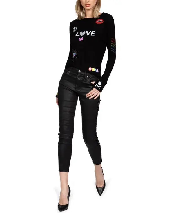 Lauren Moshi Mckinley Embellished Top