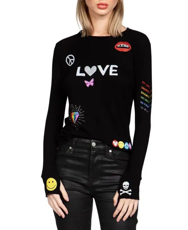 Lauren Moshi Mckinley Embellished Top