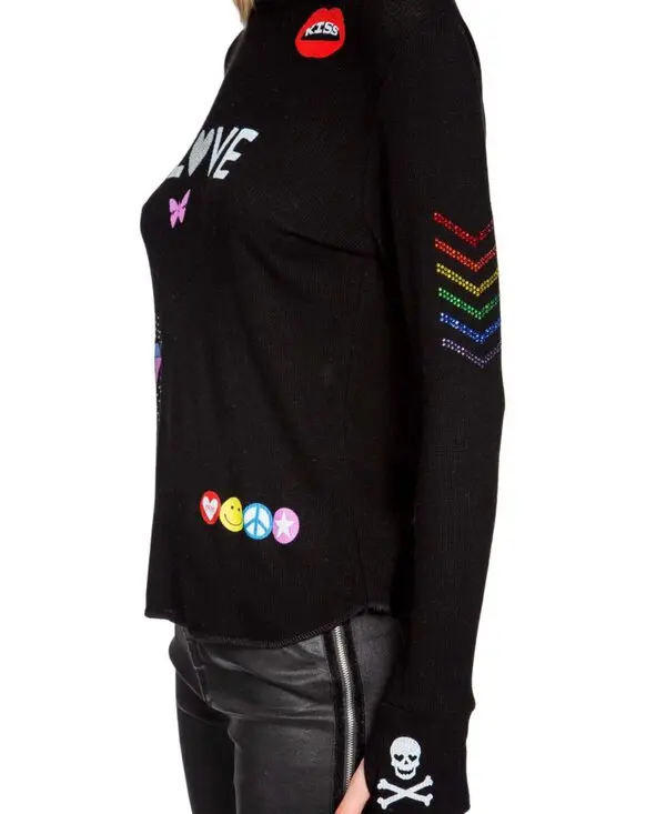 Lauren Moshi Mckinley Embellished Top