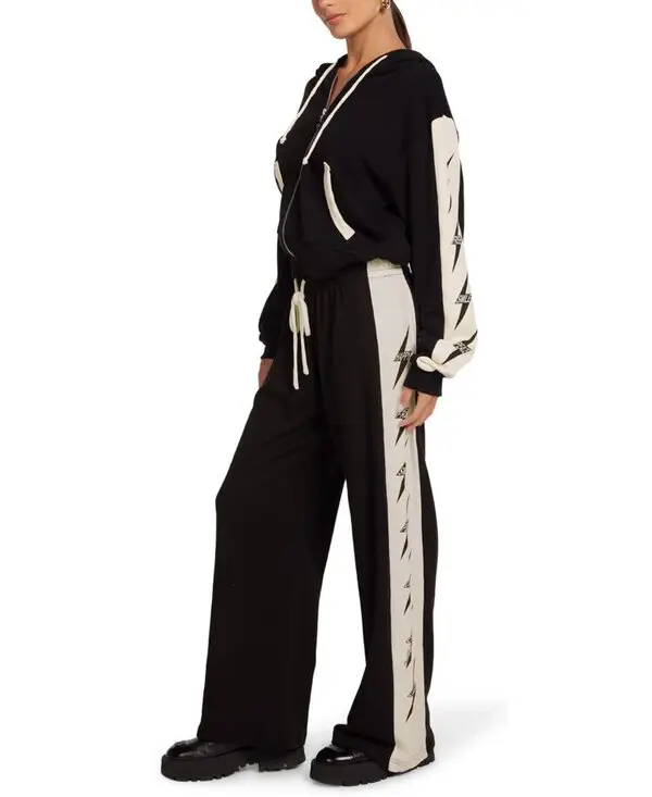 Lauren Moshi Shanley Bolt Affirmations Sweater
