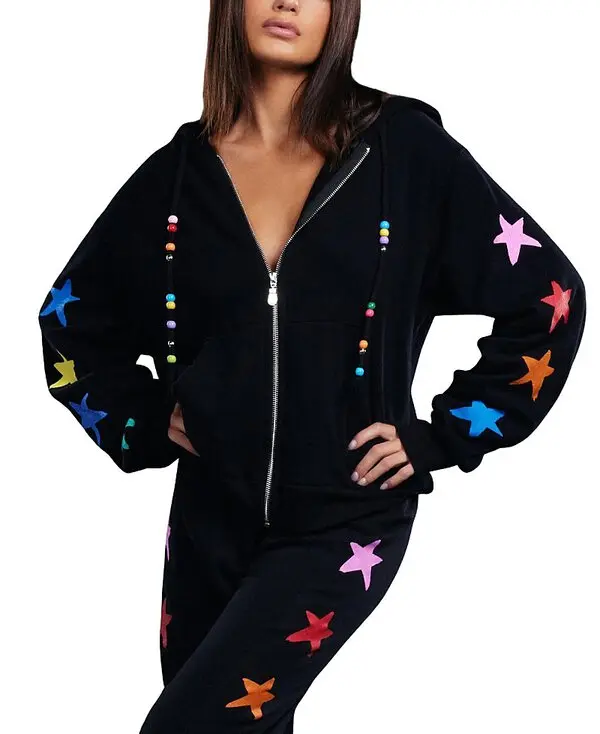 Lauren Moshi Hezly Brushed Stars Pullover